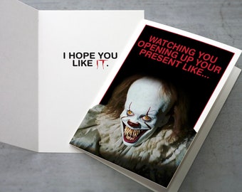 Horror Themed Birthday Card - Etsy