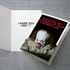 Pennywise Themed Birthday Card - Etsy