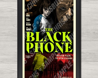 Black Phone Poster - Etsy