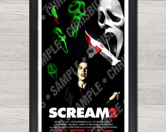 Scream 2 Movie Poster - Etsy