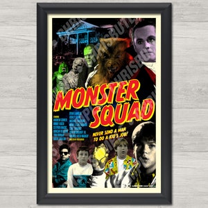 Monster Squad classic Series 9 11x17 Movie Poster - Etsy