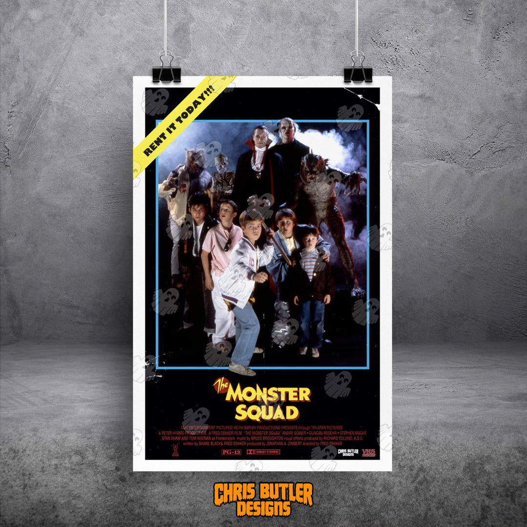 Monster Squad (VHS Series) 11x17 Movie Poster - Etsy