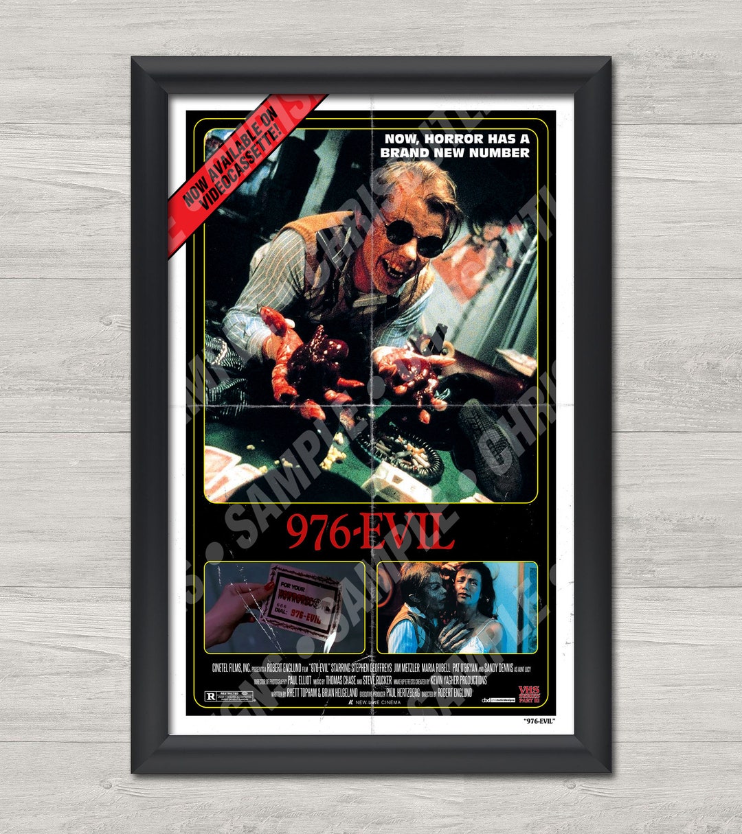 976-EVIL VHS Series III 11x17 Movie Poster - Etsy