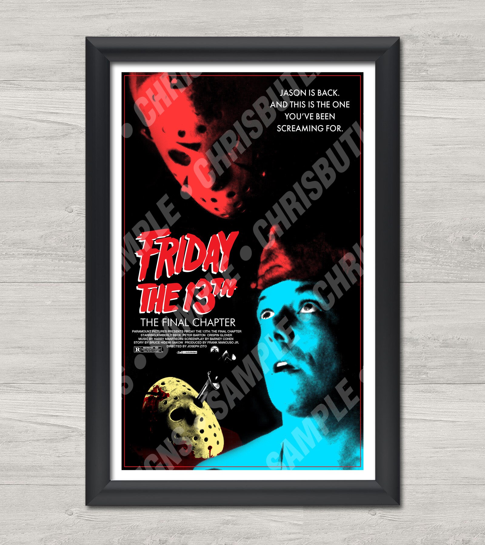 Friday The 13th: The Final Chapter 11x17 Movie Poster | Etsy