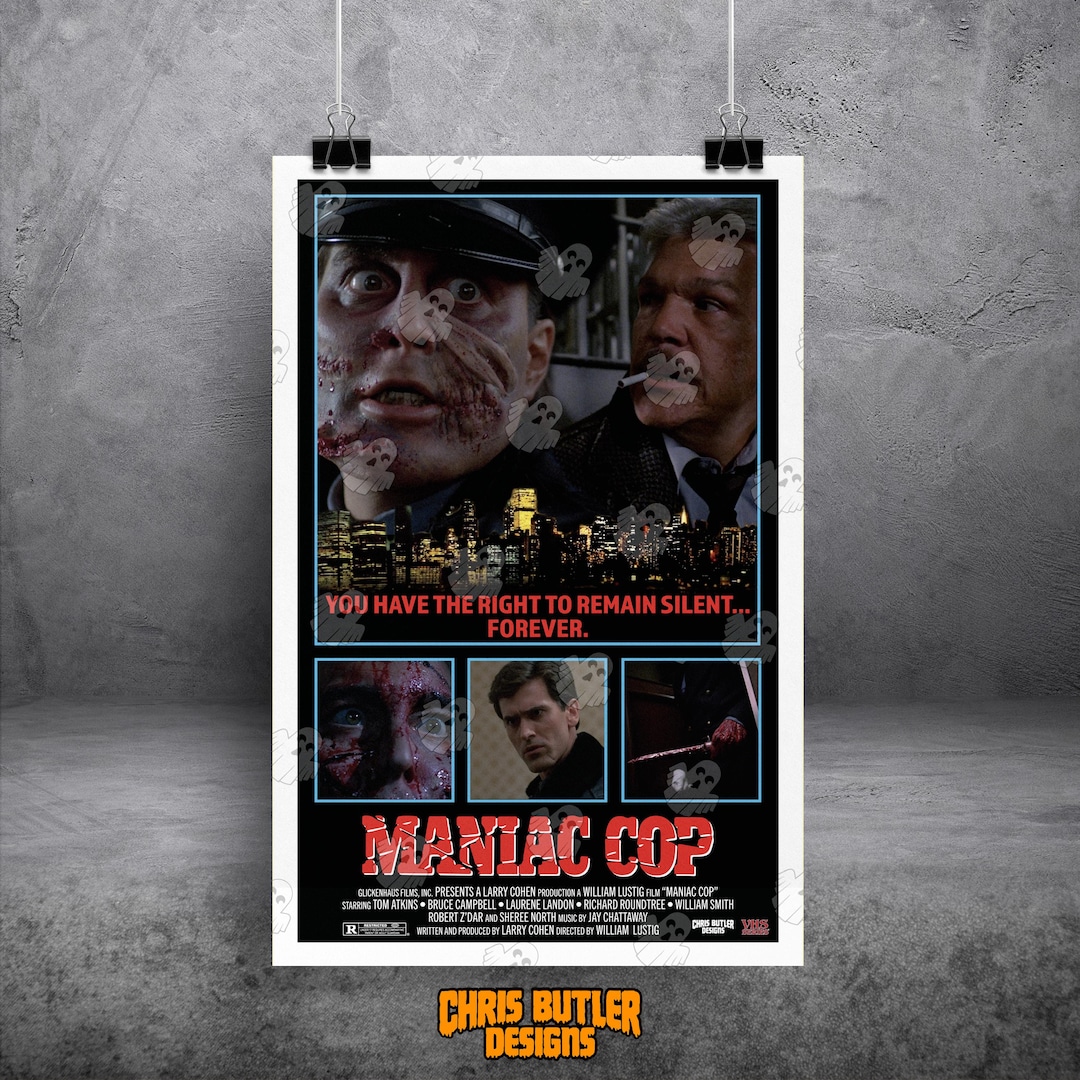 Maniac Cop (VHS Series) 11x17 Movie Poster - Etsy