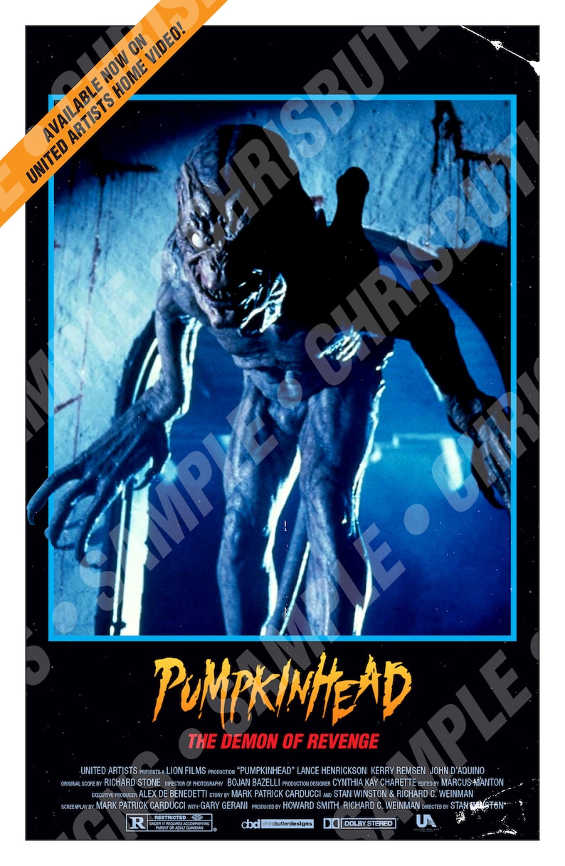 Pumpkinhead 11x17 Movie Poster - Etsy