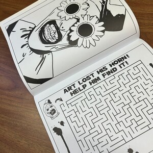 Color the Terrifier Coloring and Activity Book officially Licensed - Etsy