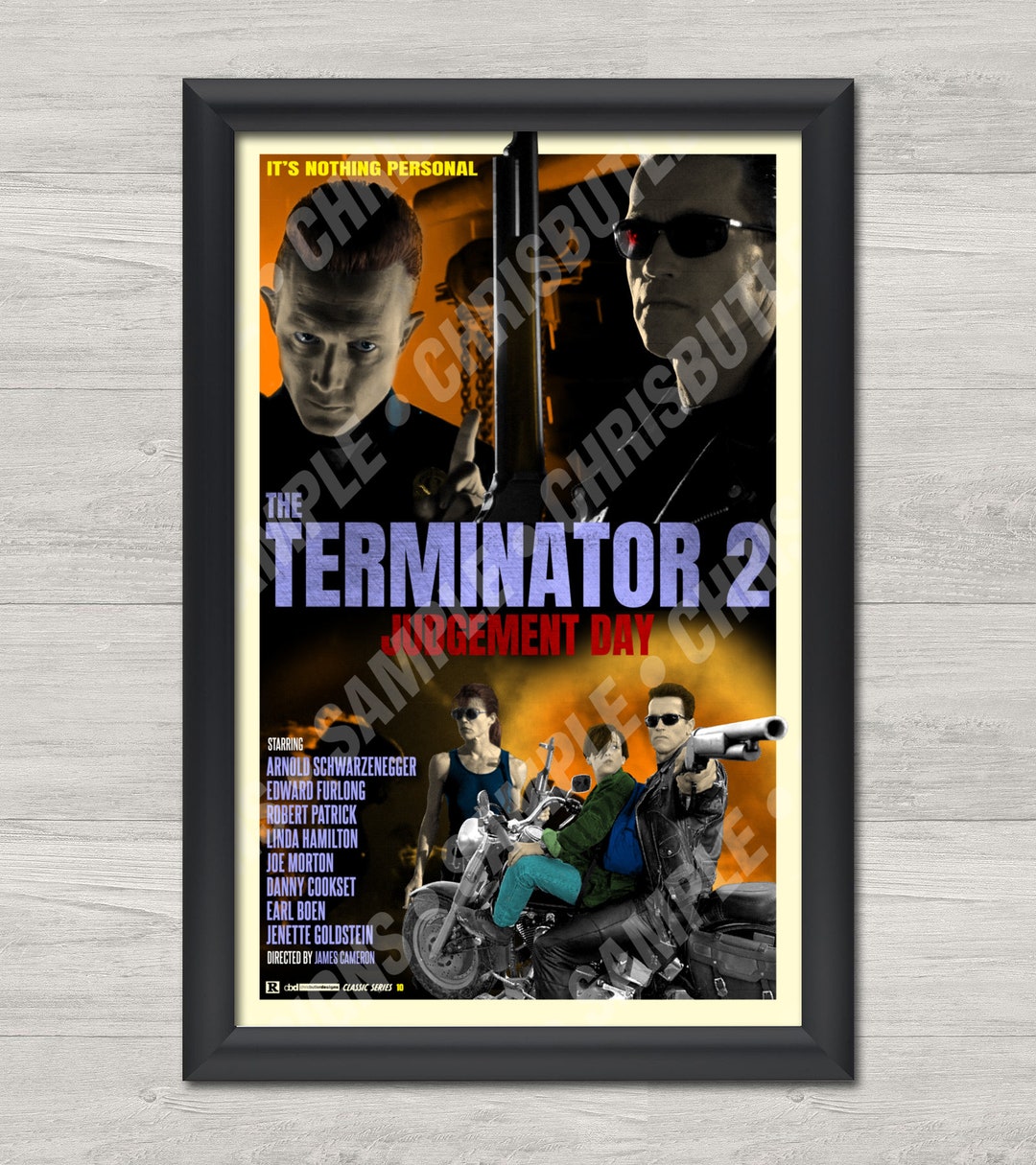 Terminator 2: Judgement Day classic Series 10 11x17 Movie Poster - Etsy