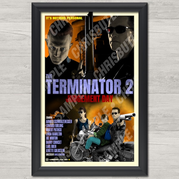 Terminator 2 Poster - Etsy