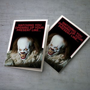 Pennywise Themed Birthday Card - Etsy