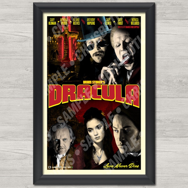 Horror Dracula Poster - Etsy