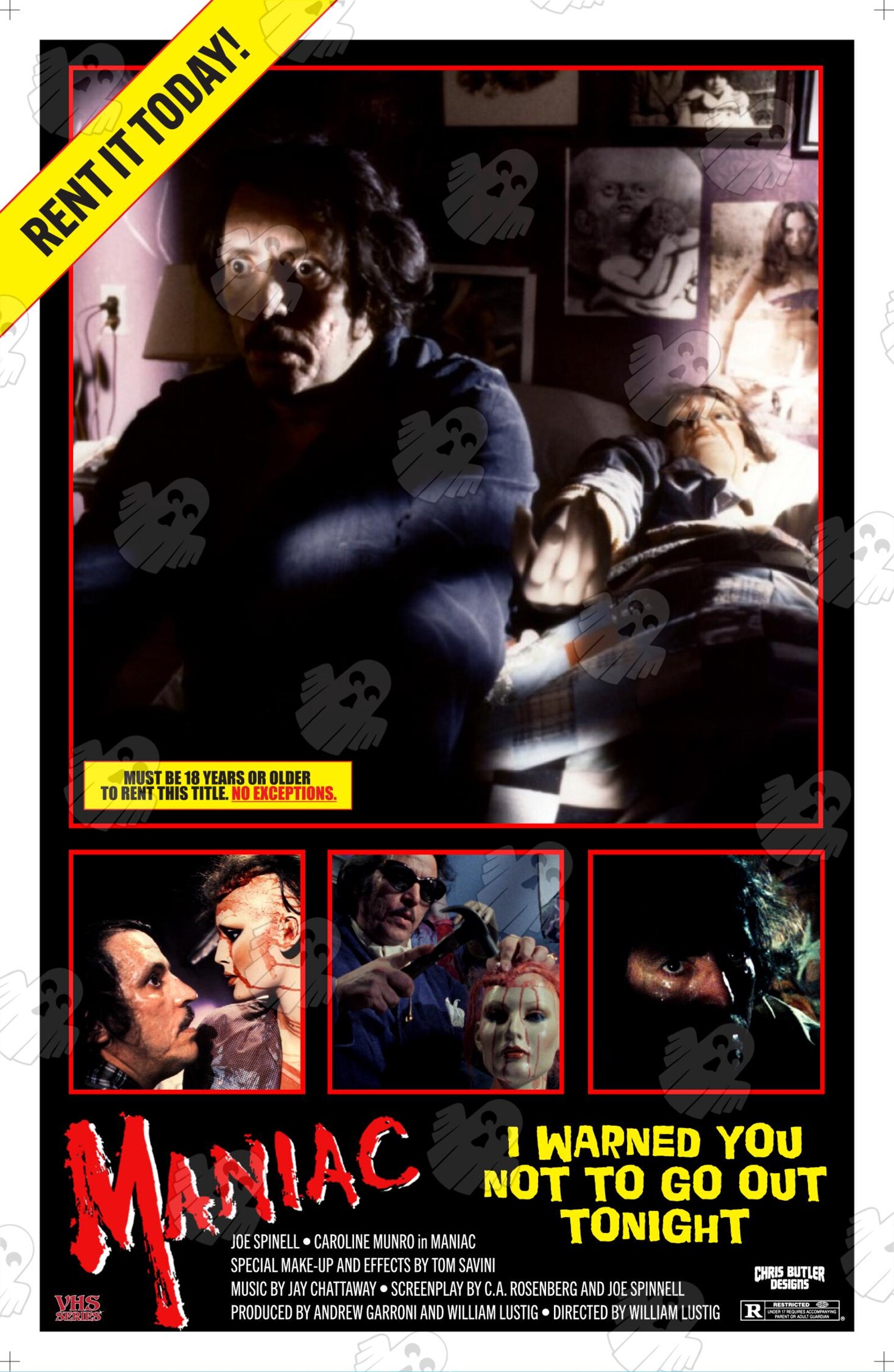 Maniac (VHS Series) 11x17 Movie Poster - Etsy