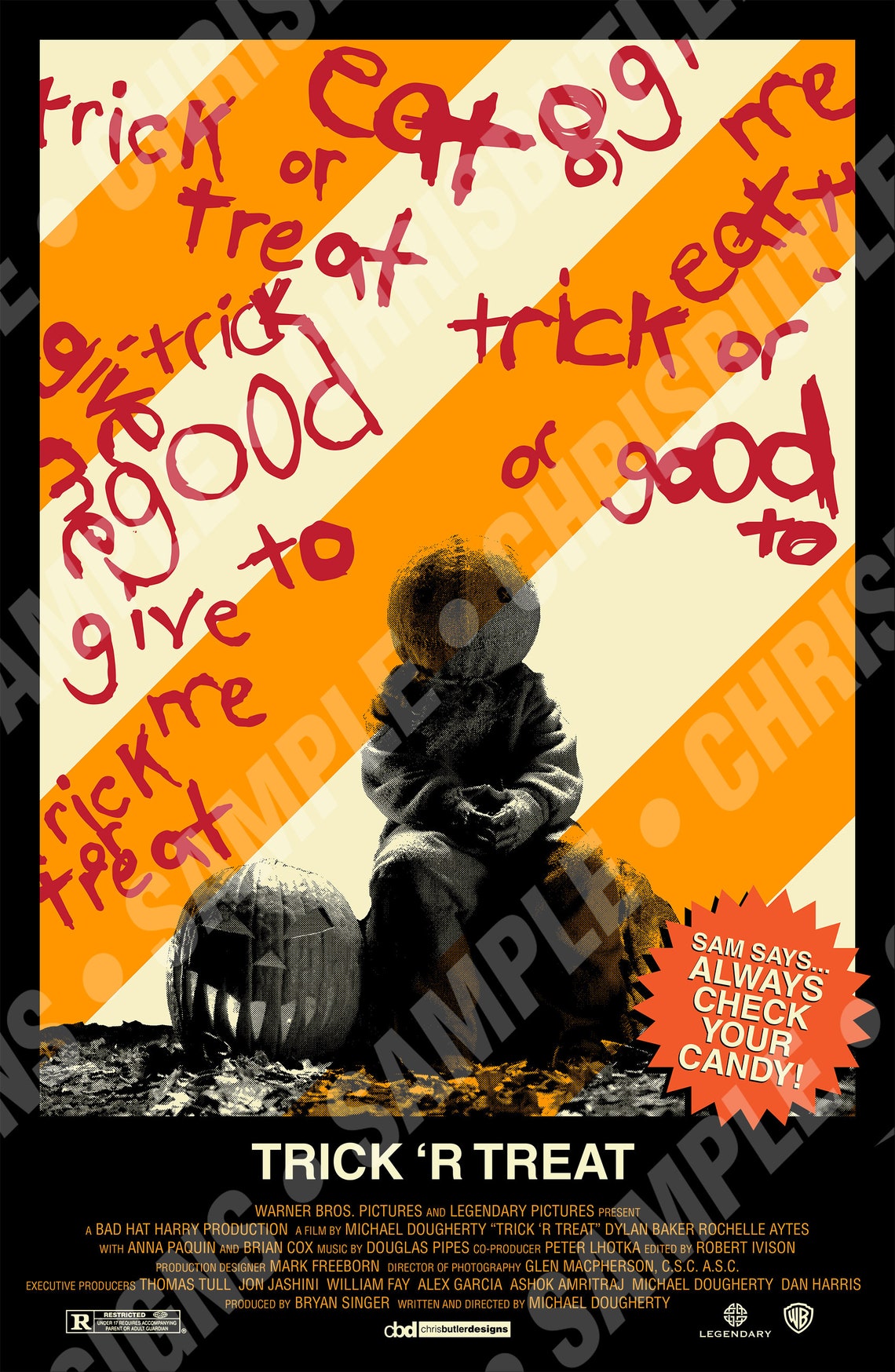 Trick R Treat 11x17 Movie Poster Etsy