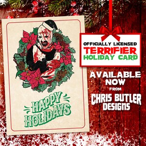 Art the Clown Terrifier Themed Holiday Card officially Licensed - Etsy