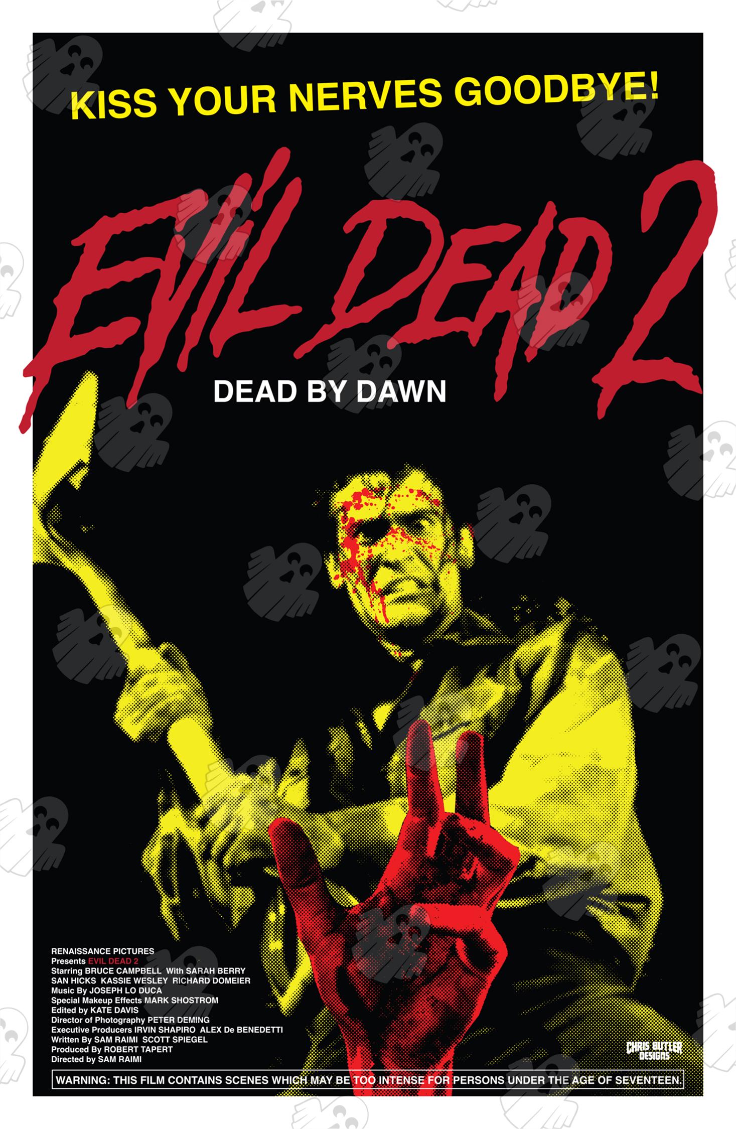 Evil Dead 2 Movie Poster Evil Dead 2 | Canadian First Time Watching