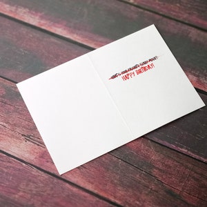 Scream Themed Birthday Card - Etsy