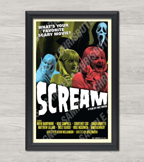 Original Scream Movie Poster