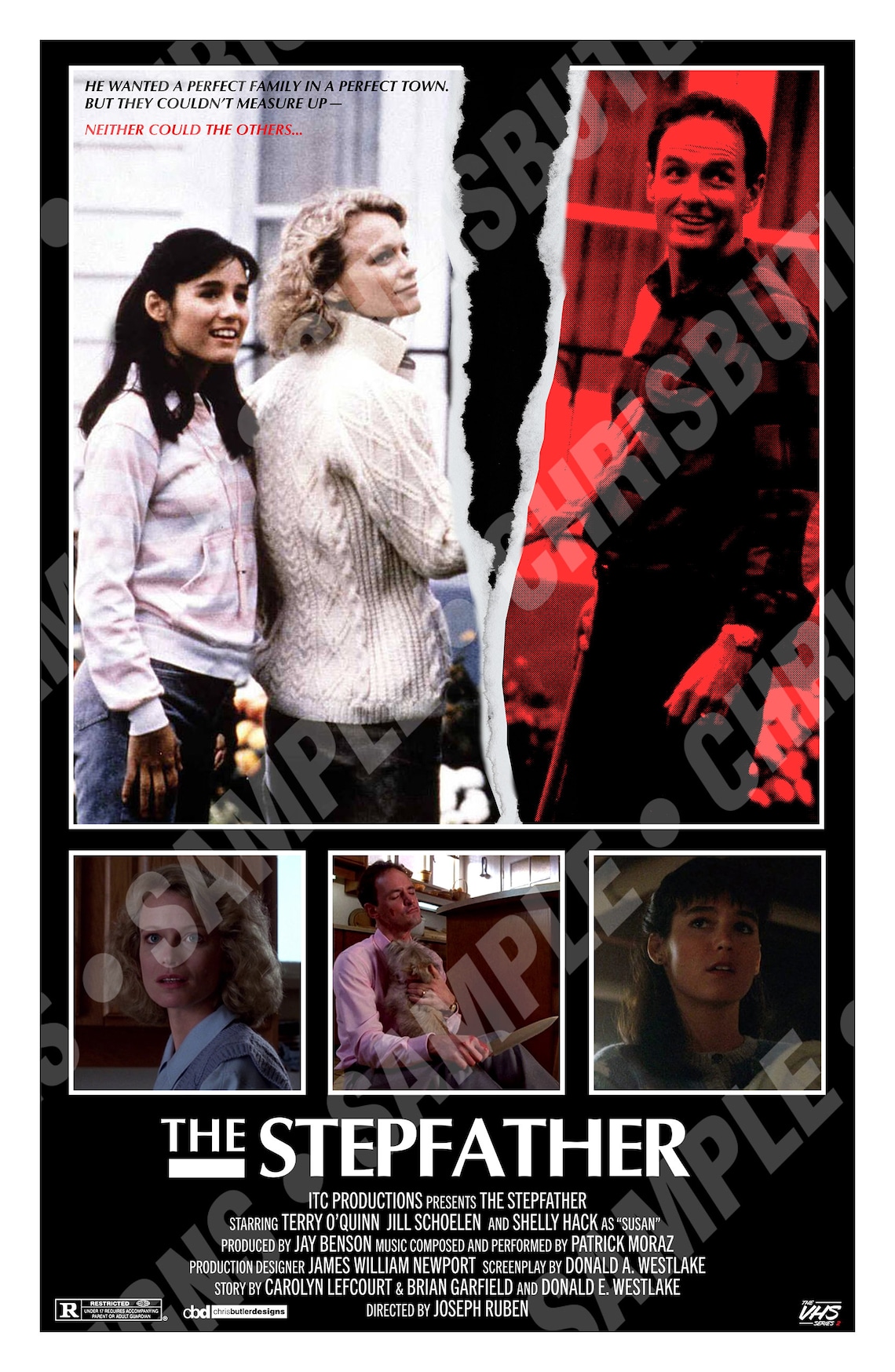 The Stepfather VHS Series 11x17 Movie Poster | Etsy