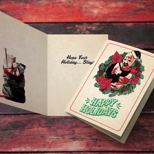 Art the Clown Terrifier Themed Holiday Card (officially Licensed) - Etsy