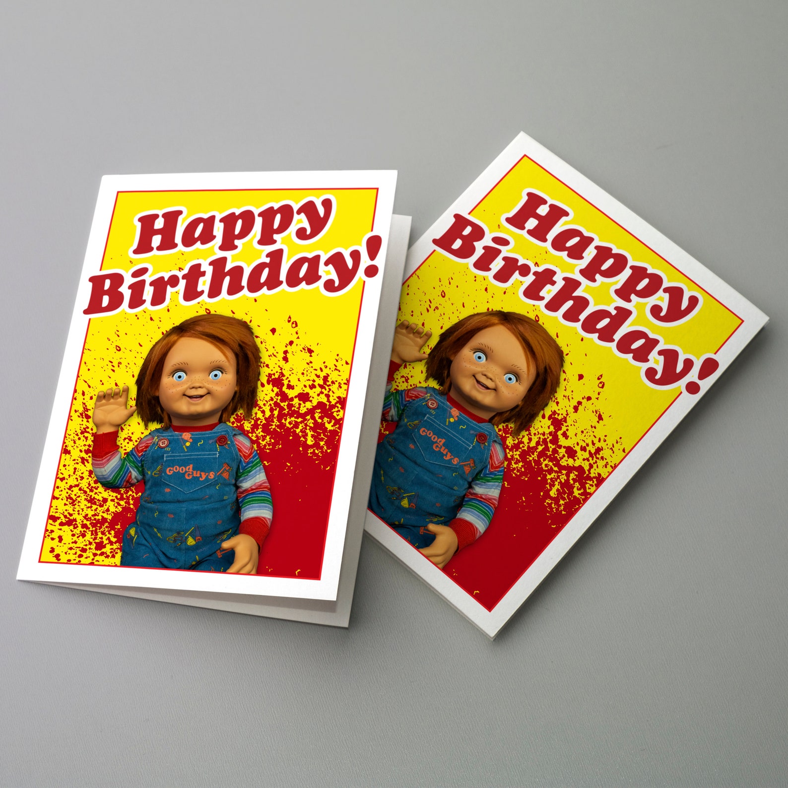 Happy Birthday child's Play / Chucky Theme Greeting - Etsy Finland
