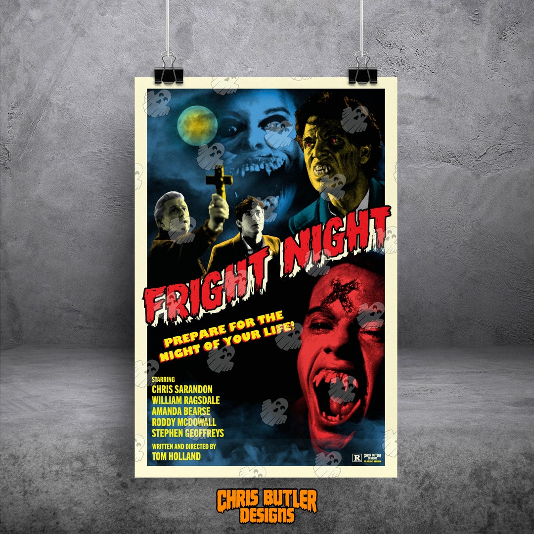 Fright Night (classic Series) 11x17 Movie Poster - Etsy