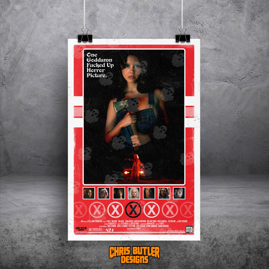 X (VHS Series) 11x17 Movie Poster - Etsy