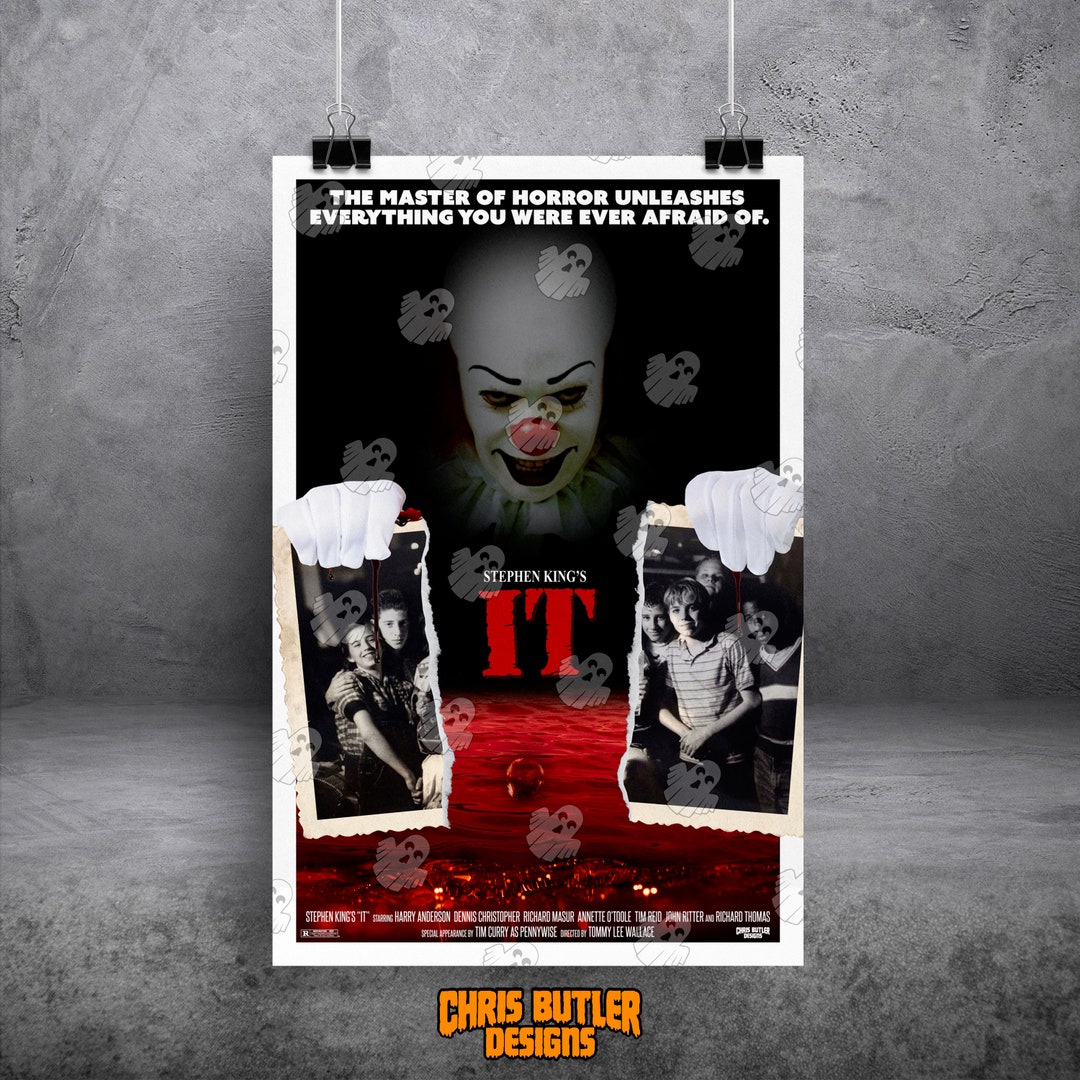 IT (1990) Design 2 11x17 Movie Poster - Etsy