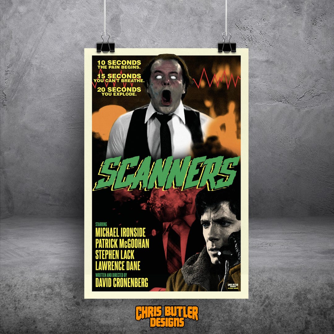 Scanners (classic Series) 11x17 Movie Poster - Etsy