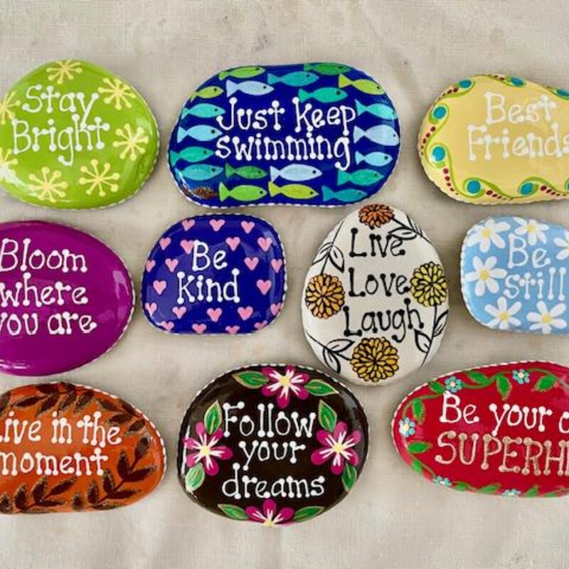 Inspirational Rocks - Etsy