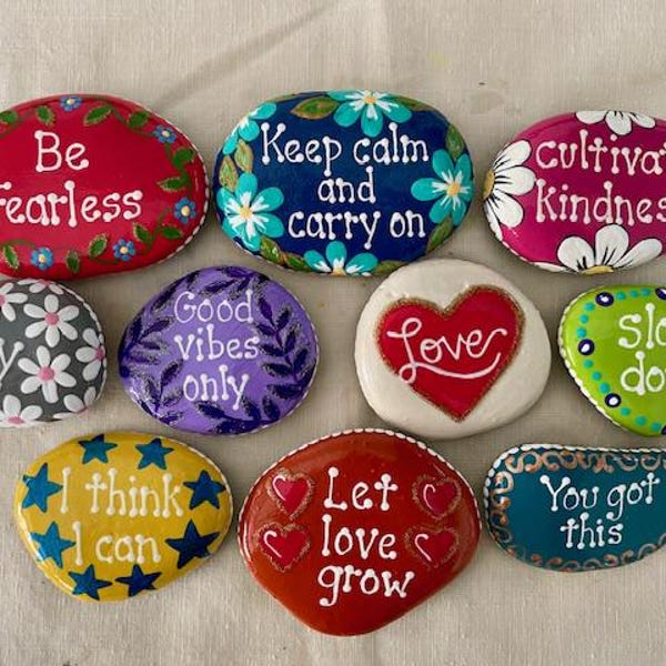 Painted Rocks for Sale - Etsy