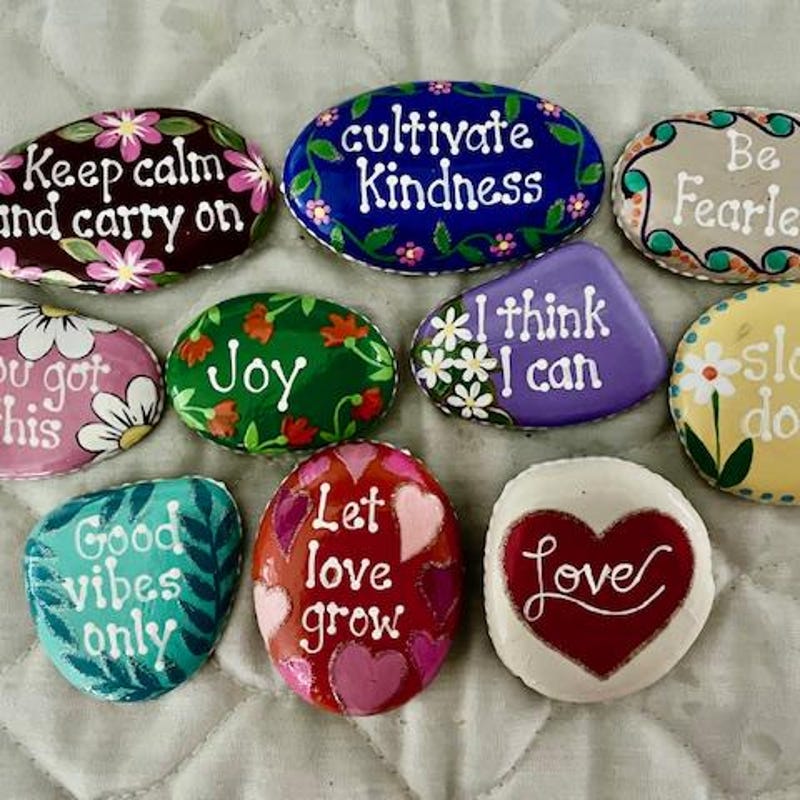 Hand Painted Rocks - Etsy