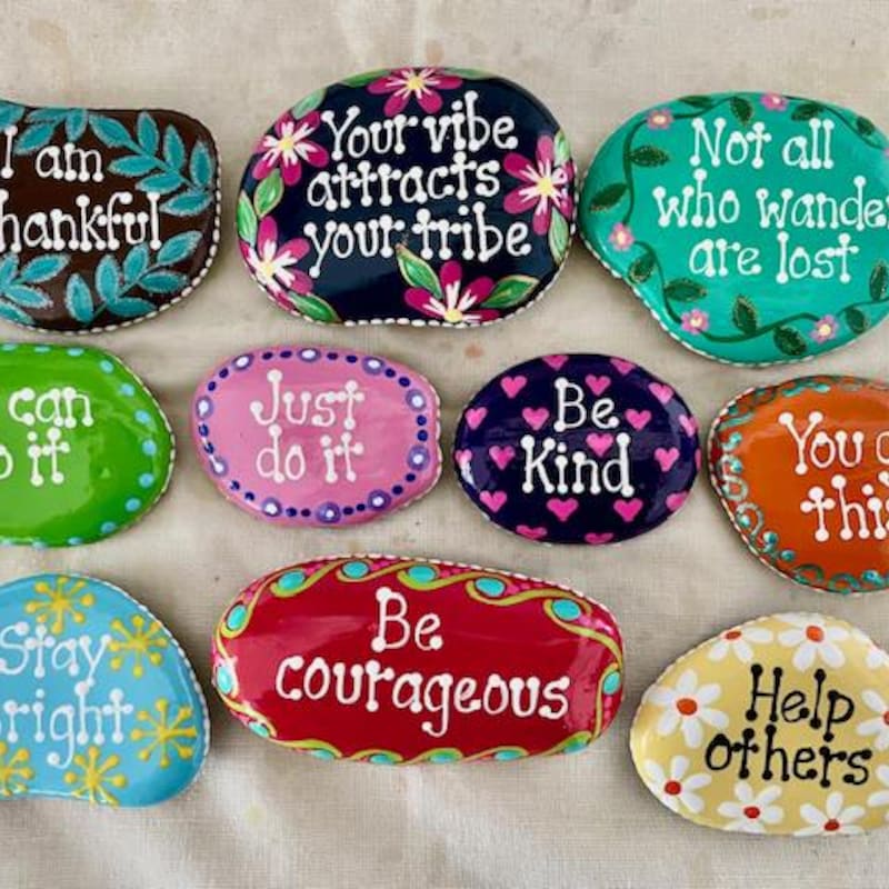 Inspirational Rocks - Etsy
