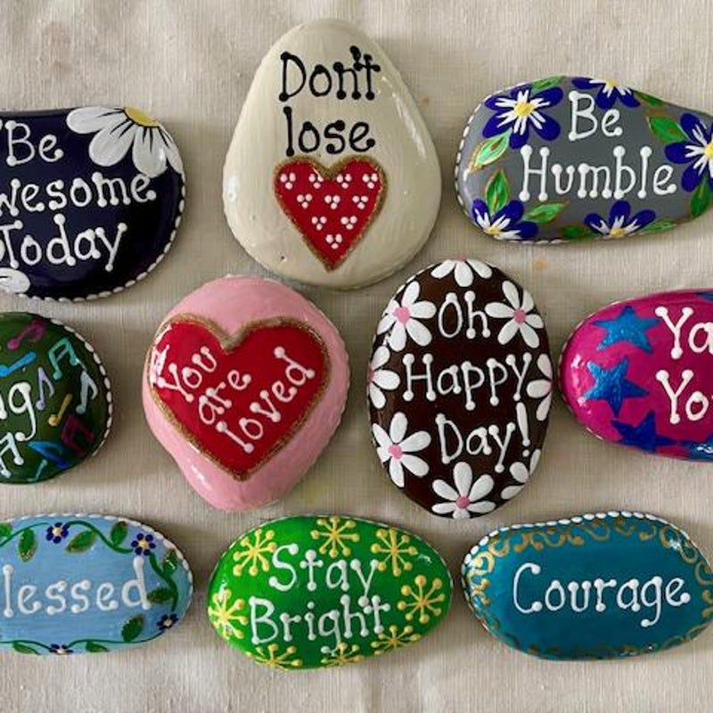 Painted Rocks - Etsy