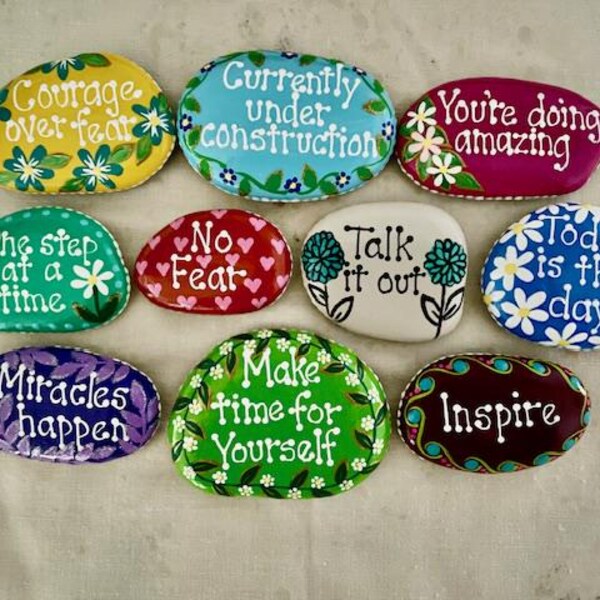 Affirmation Rocks - Etsy