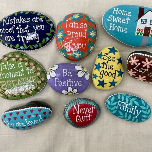 Painted Rocks Tutorial - Etsy