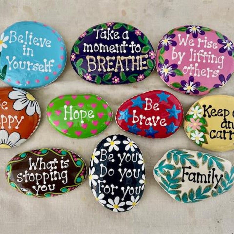 Cancer Rock Art - Etsy