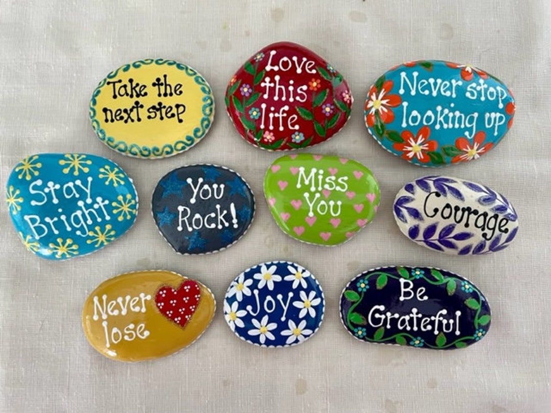 Inspirational Painted Rocks - Etsy