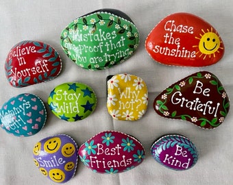 Inspirational Painted Rocks - Etsy