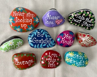 Inspirational Painted Rocks - Etsy