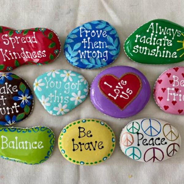 Hand Painted Rocks - Etsy