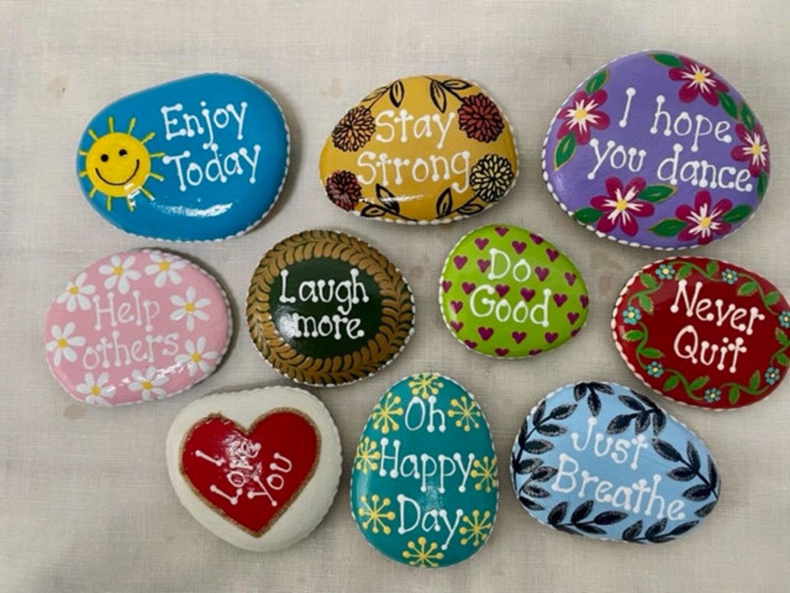 Inspirational Painted Rocks - Etsy Canada