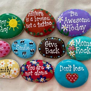 Inspirational Painted Rocks - Etsy