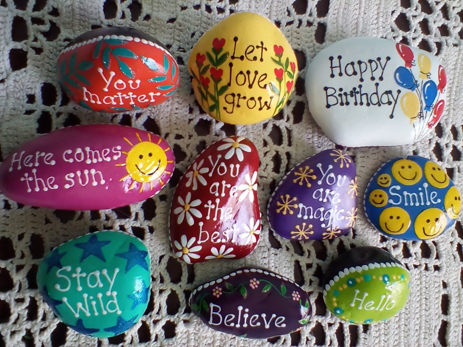 Inspirational Painted Rocks | Etsy