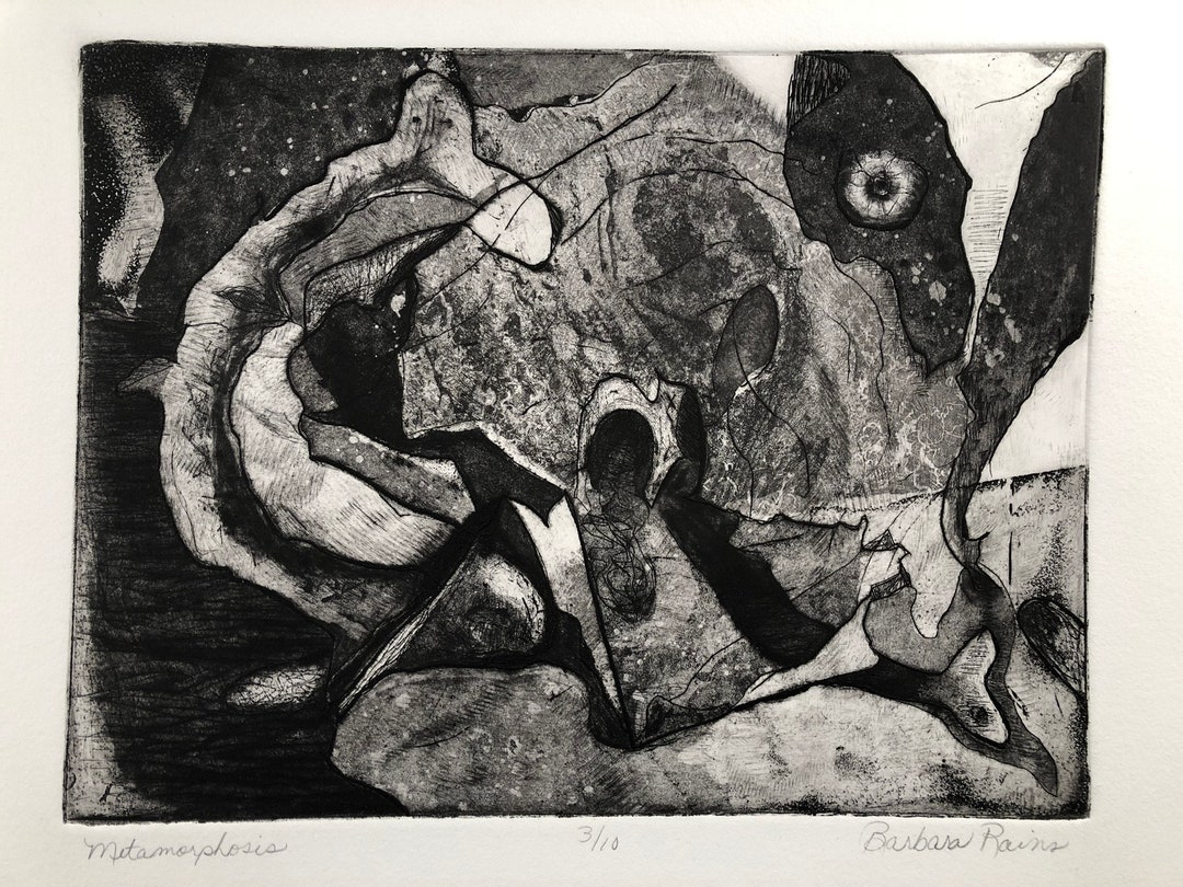 Intaglio Print, Zinc Plate Etching, Printmaking - Etsy