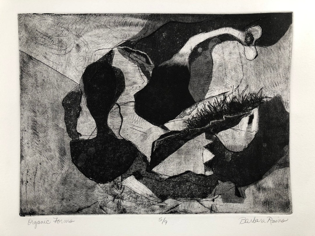 Intaglio Print, Zinc Plate Etching, on Printmaking Paper - Etsy