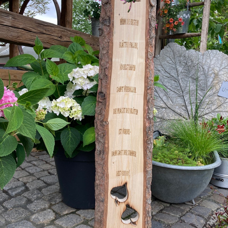 Deko Hauseingang Holz