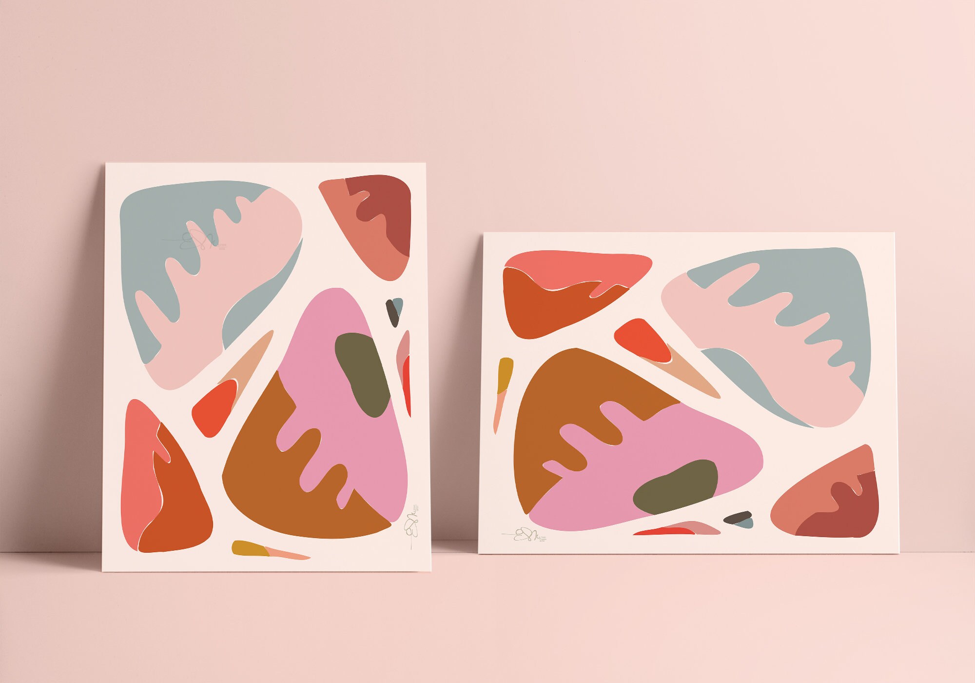 Organic Shapes III INSTANT DOWNLOAD 3 Sizes - Etsy