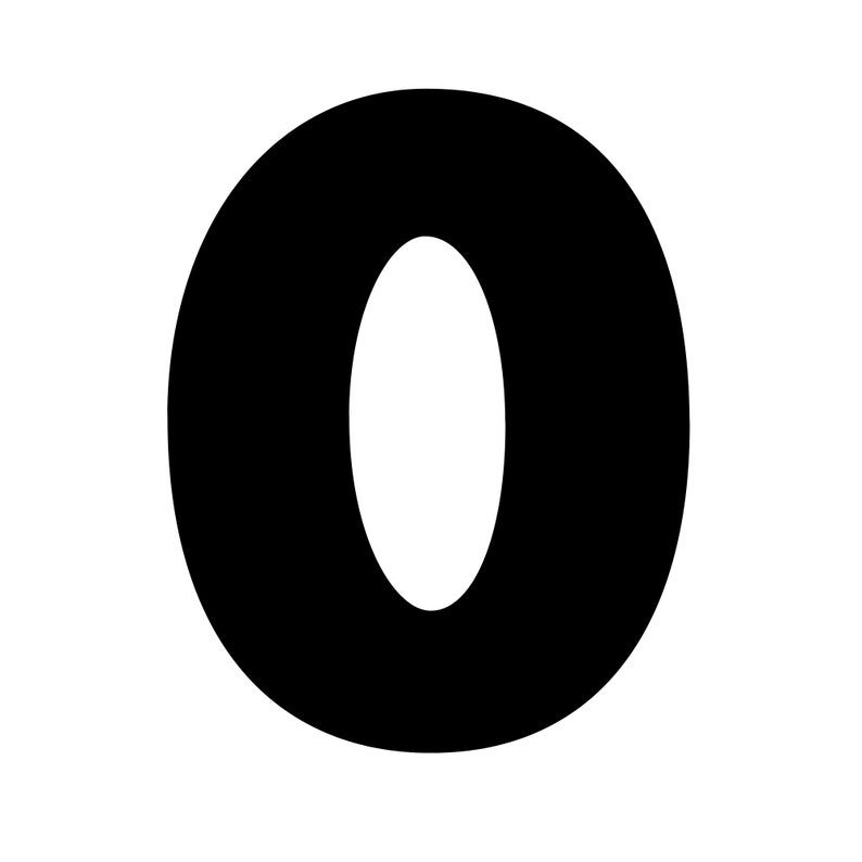 Number Wall Poster- Wall Art, Minimalist, Bold, Block, Numbers - Etsy