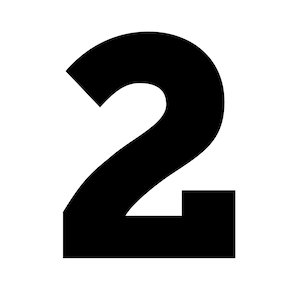 Number Wall Poster- Wall Art, Minimalist, Bold, Block, Numbers - Etsy