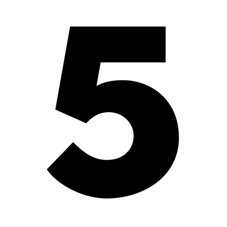 Number Wall Poster- Wall Art, Minimalist, Bold, Block, Numbers - Etsy